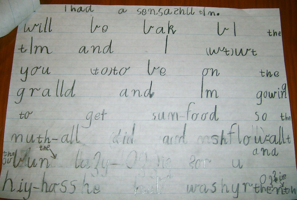 Lazy Ozzie – Extending writing: Building oral language is crucial to ...