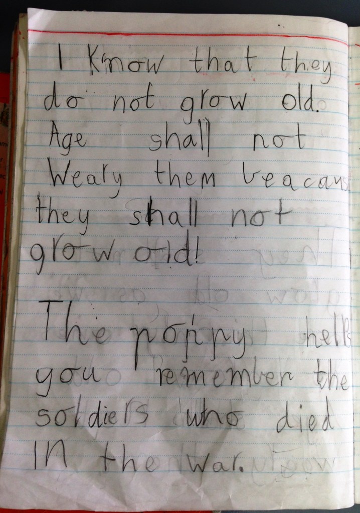 A written response to the Ode from For The Fallen by Laurence Binyon: 6 ...